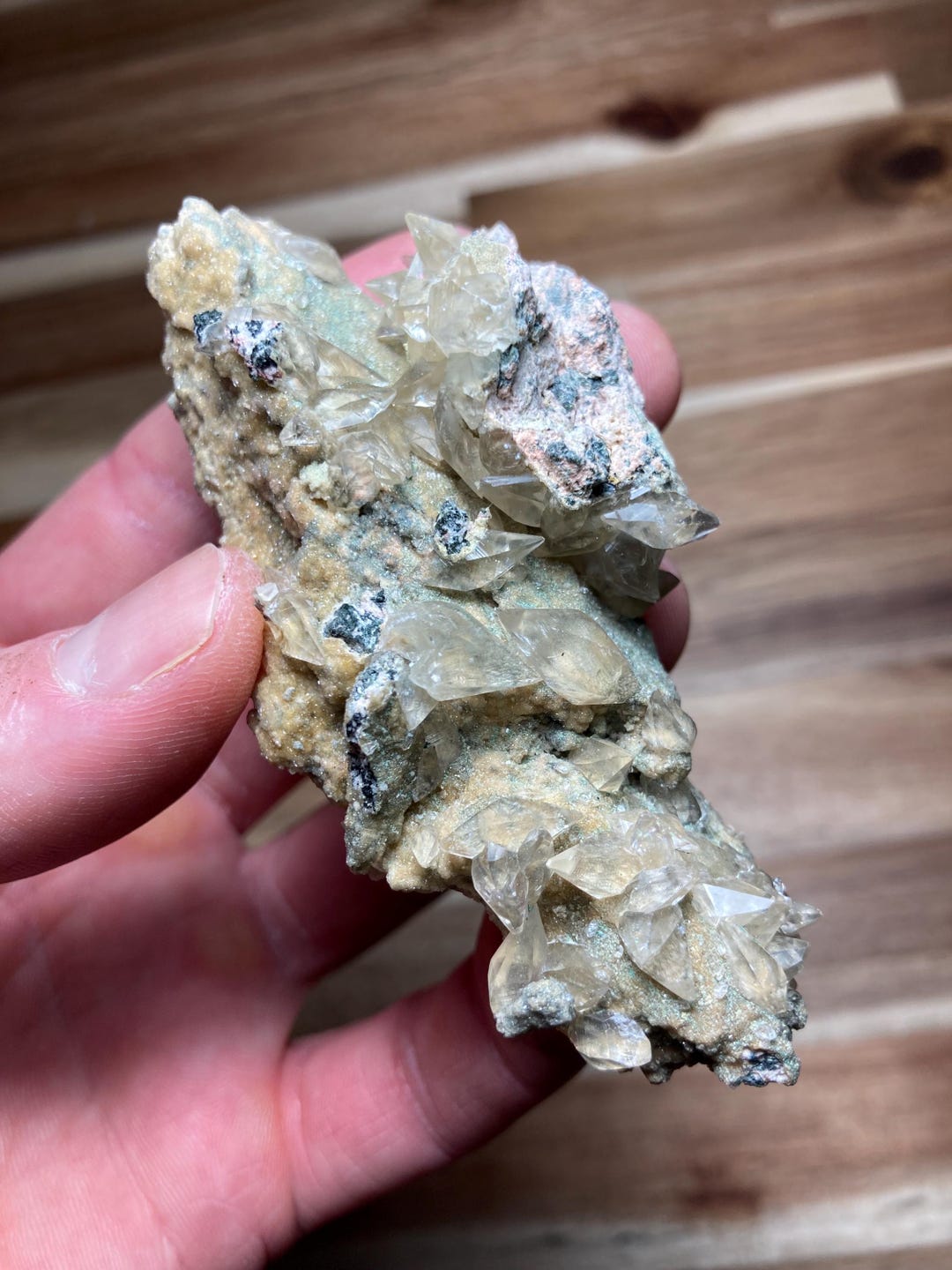 RARE! Gem Calcite Scalenohedrons on Matrix From Malmberget Iron Ore ...