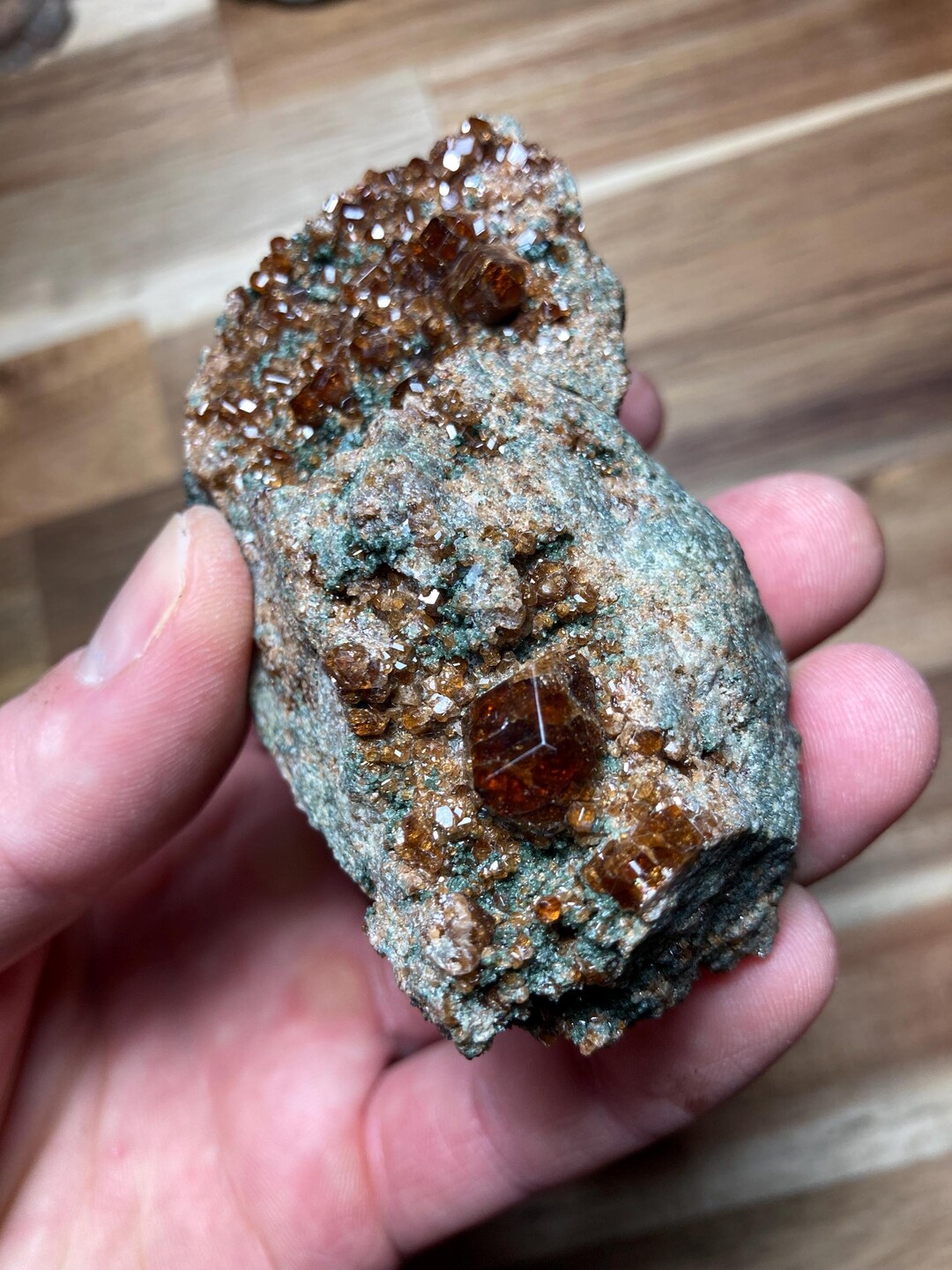 RARE! Grossular Garnets on Matrix From Herräng, Sweden - Etsy