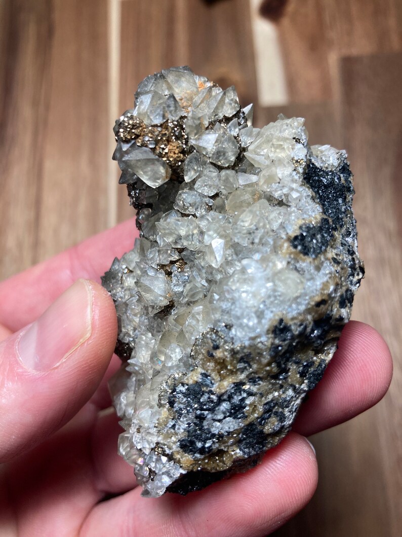 RARE! Calcite and Pyrite From Malmberget, Sweden - Etsy