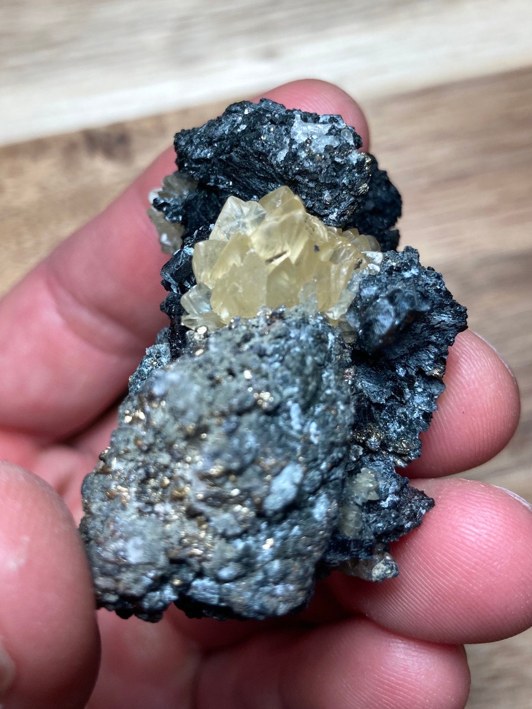 RARE Calcite on Matrix From Malmberget Iron Ore Mine, Sweden - Etsy