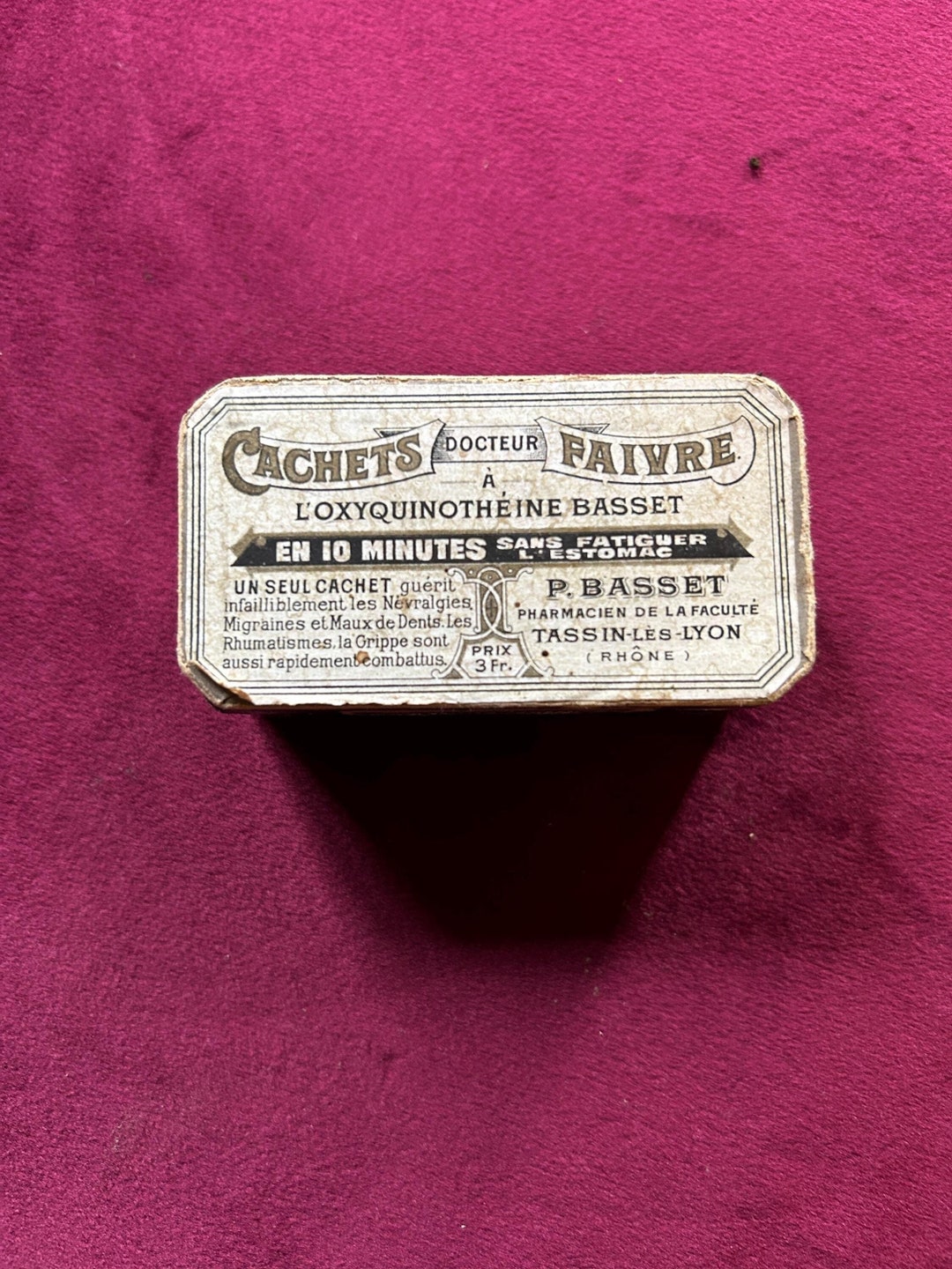 French Vintage Pharmacy Medicine Box 1920s - Etsy