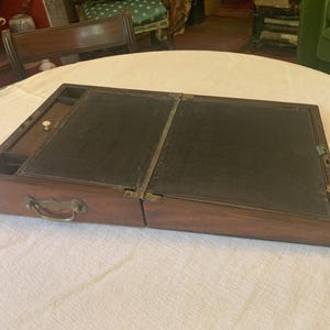 Antique French Mahogany Writing Slope - Etsy