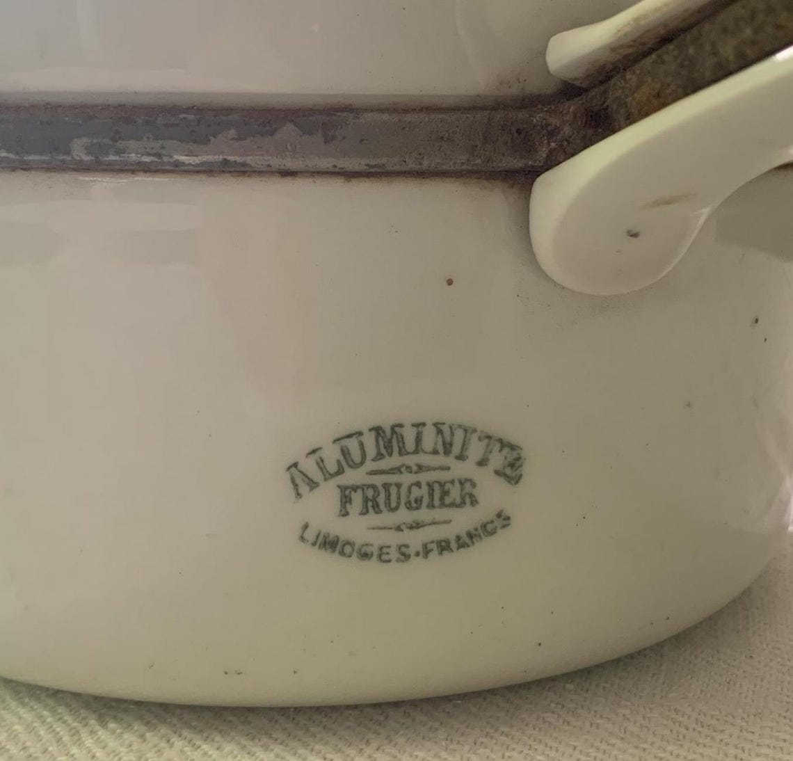 French Aluminite Porcelain Limoges Cooking Pot - Etsy
