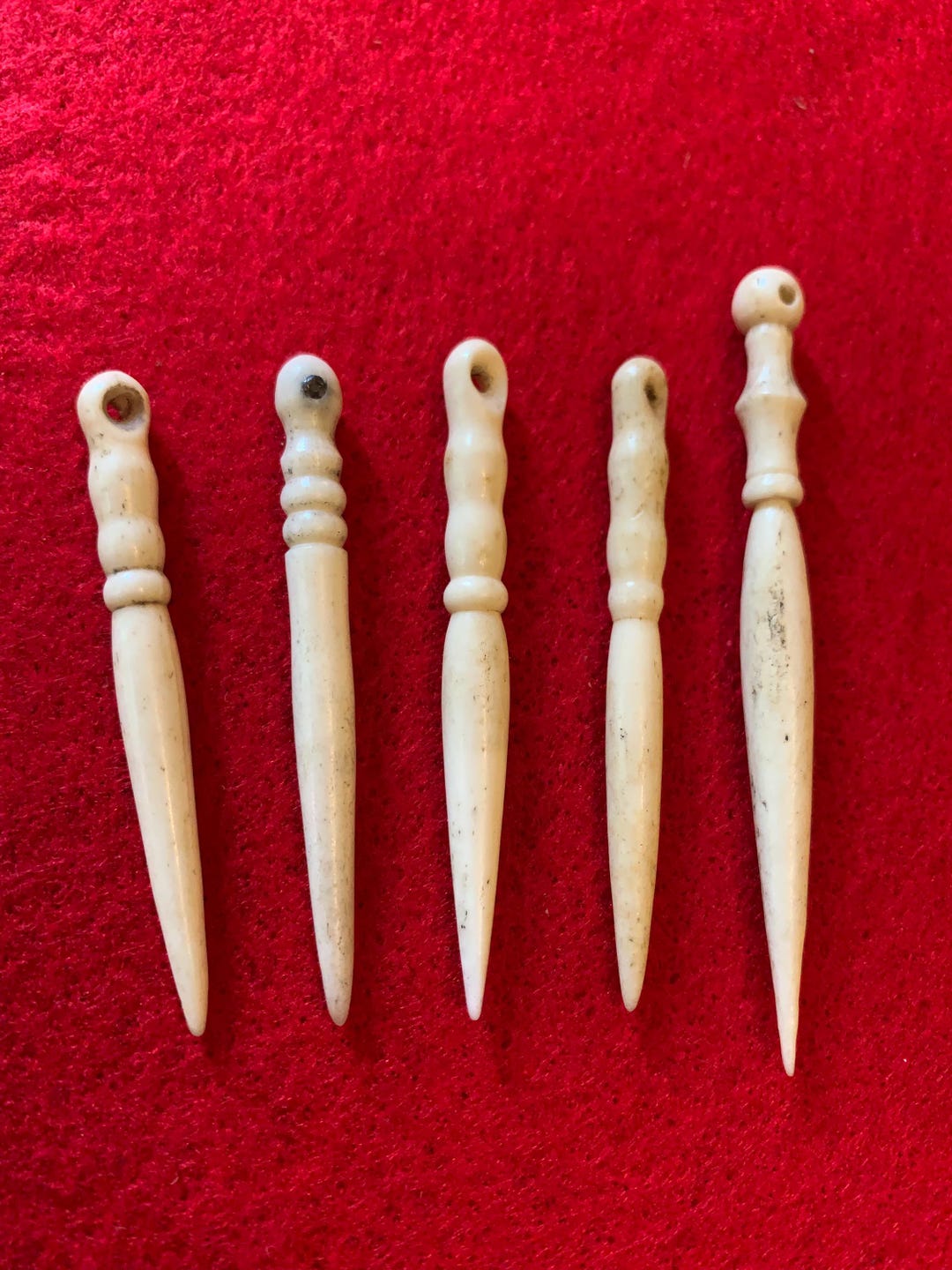 Antique Bone Lace Making Bobbins 1800s Being Sold as a Set of 5 - Etsy