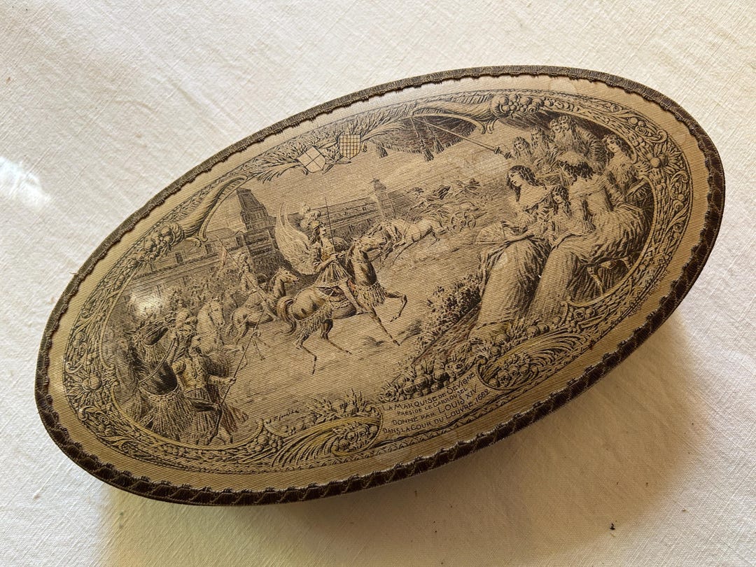 French Vintage Chocolate Box - Etsy