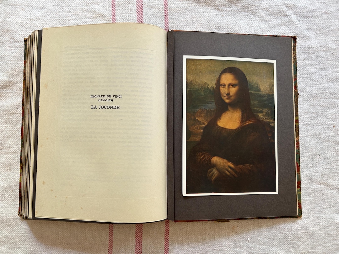 Le Musée Du Louvre, Leather Bound Book With 46 Colour Prints Inside, From 1913. - Etsy