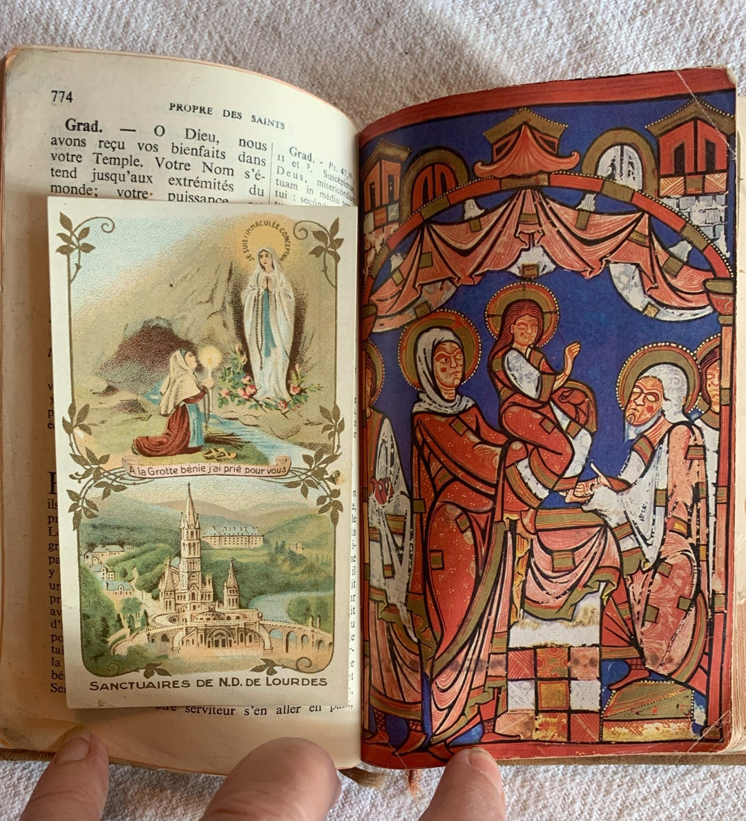 French Vintage Catholic Missel Prayer Book. - Etsy