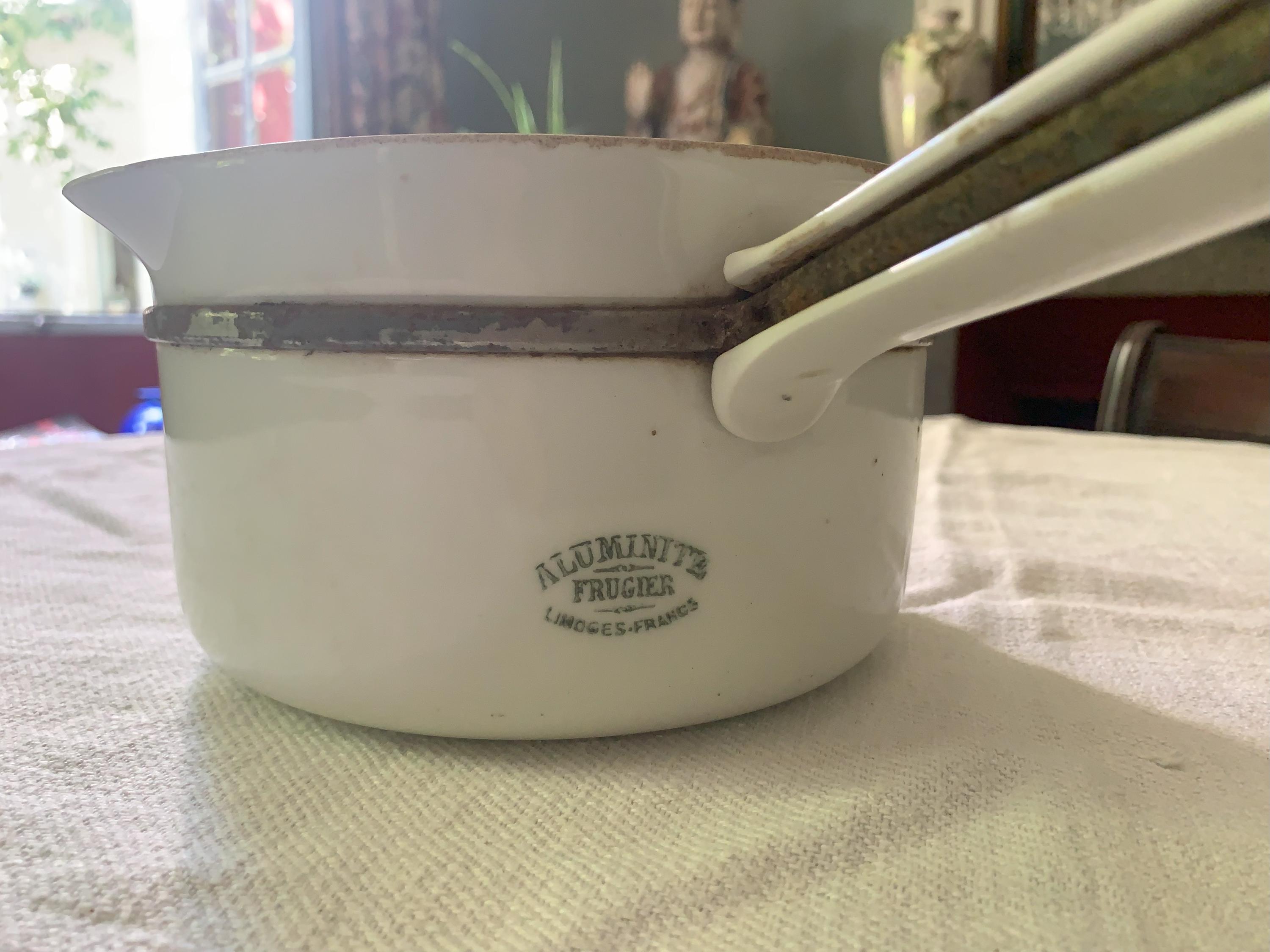 French Aluminite Porcelain Limoges Cooking Pot - Etsy