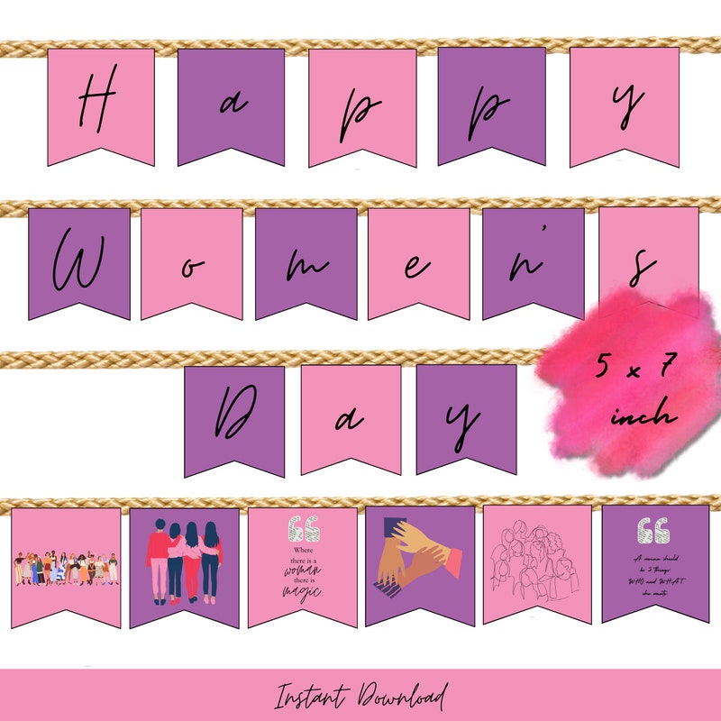 International Women's Day Banner - Etsy