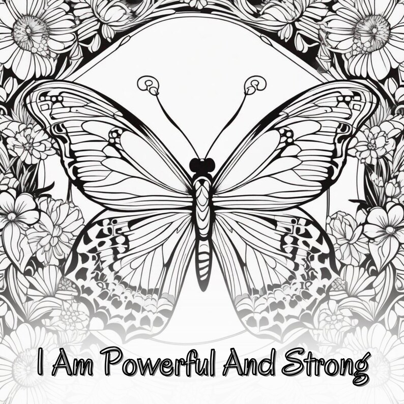 Fluttering Inspirations: 10 Page Adult and Kid-friendly Butterfly ...