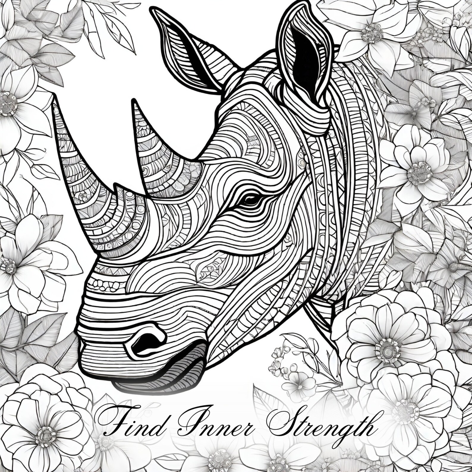 Nature's Palette: Animal-themed Coloring Sheets for Adults, 10 Pages ...