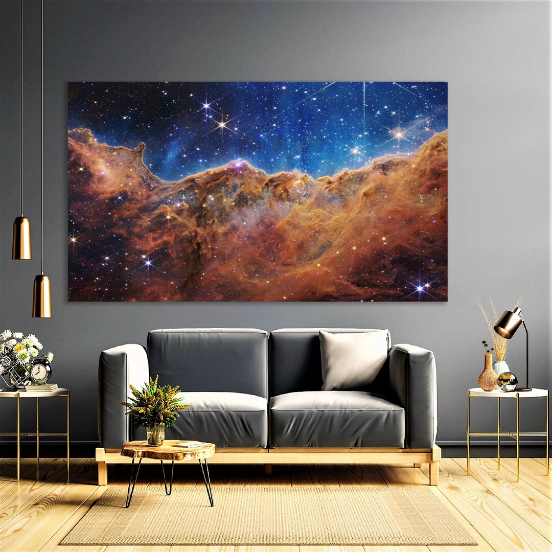 Carina Nebula, Space Wall Art, Space Art, Space Canvas, Nasa Wall Art ...