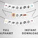 Phoebe or Phoebo Banner, DIY, Gender Reveal Friends Baby Shower Party ...