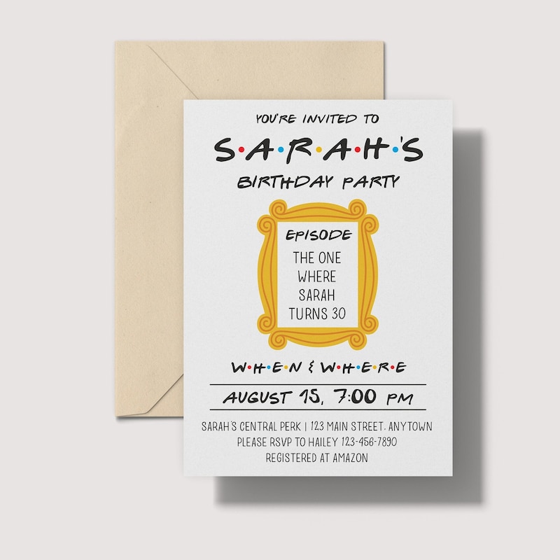 Friends Themed Party - Etsy