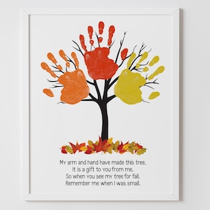 Fall Tree Handprints Art, Fall Poem, Fall Preschool & Toddler ...