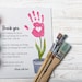 Teacher Appreciation Handprint Art, DIY, Teacher Thank You Gift, End of ...