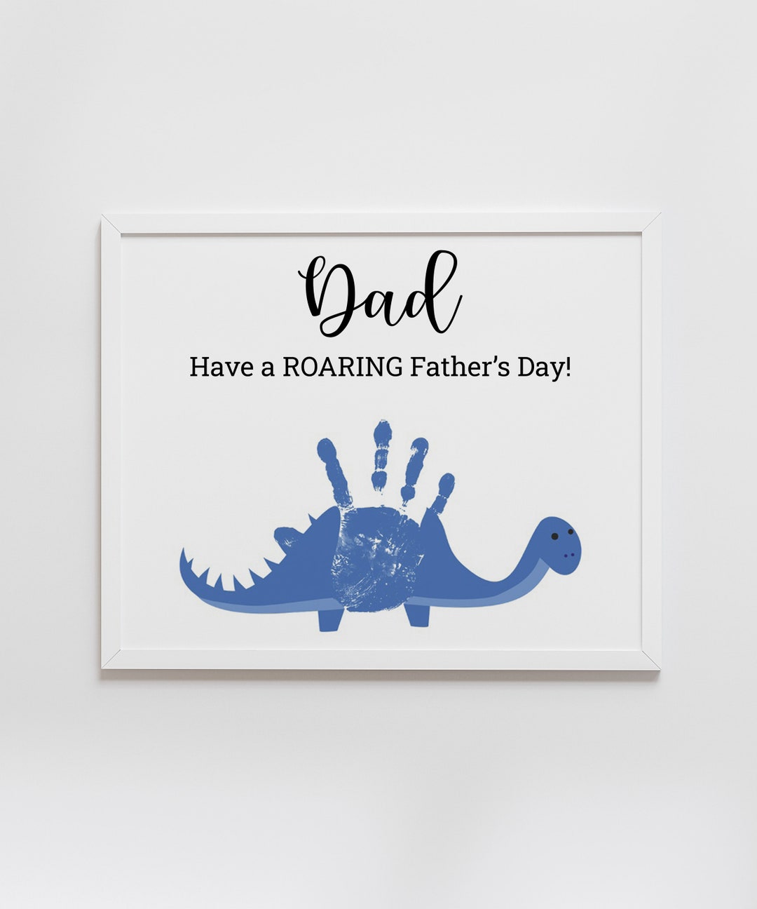 Dinosaur Handprint Art Craft, First Father's Day, Dino Theme, Fathers ...