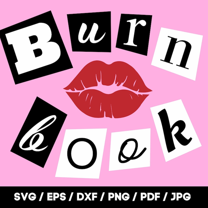Burn Book Alphabet - Etsy