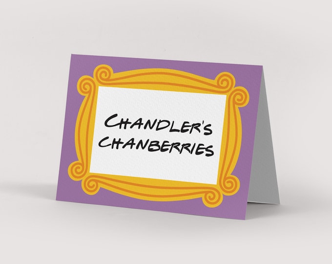 Friends Place Cards Printables, Friends Inspired, Friends Decorations ...