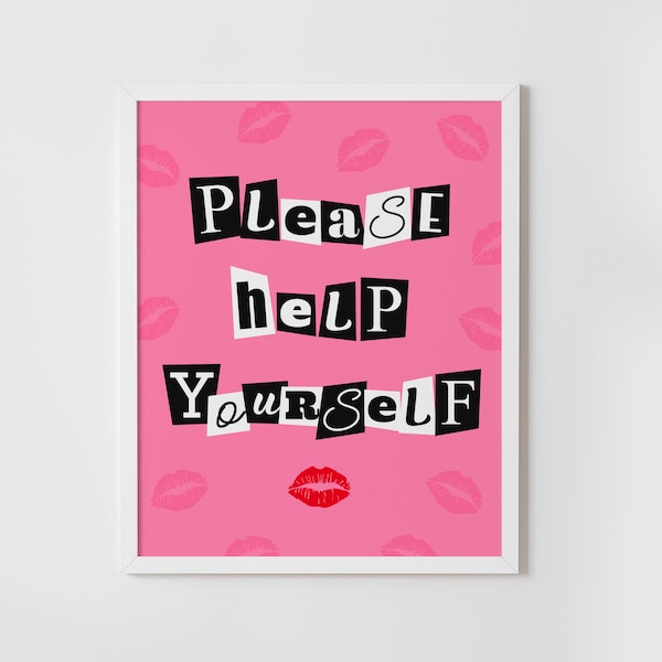 Help Yourself Sign - Etsy