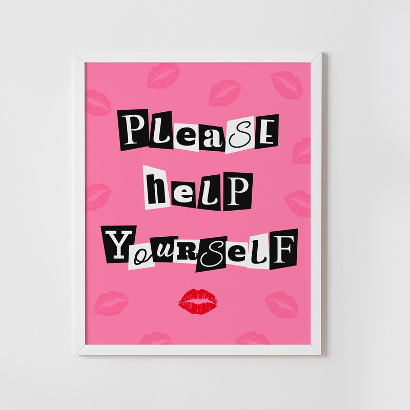 Help Yourself Sign - Etsy