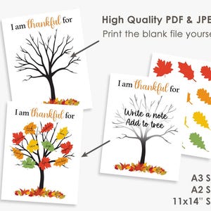 Fall Tree Activity Kit, Give Thanks to God, Thanksgiving Craft for Kids ...
