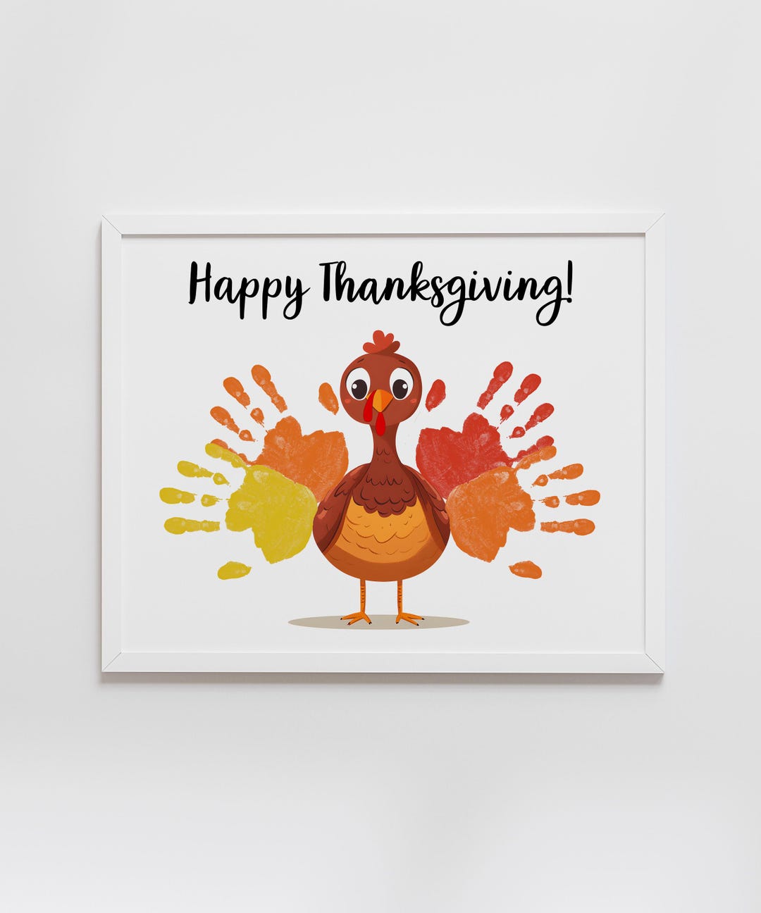 Thanksgiving Turkey Handprint Art for Kids, Fall | Autumn Handprint ...