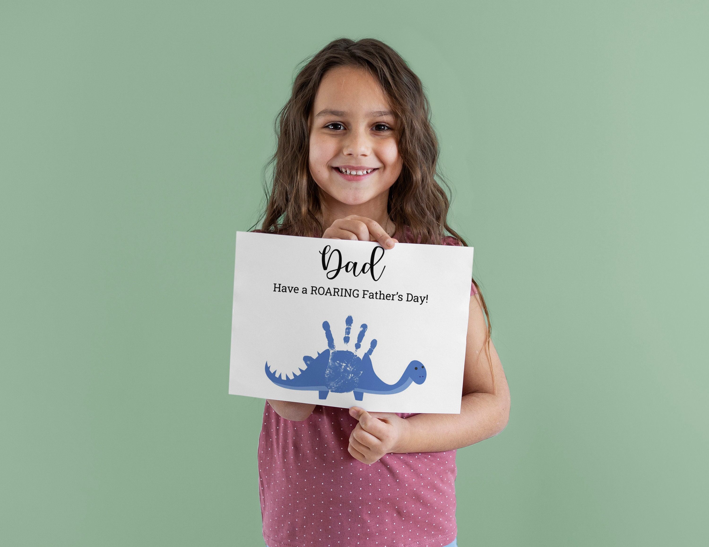 Dinosaur Handprint Art, BUNDLE, First Father's Day, Dinosaurus Theme ...