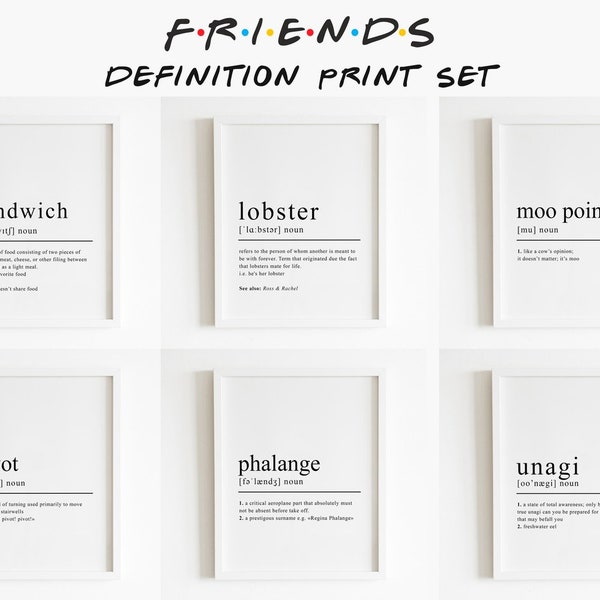 Friends Printable - Etsy