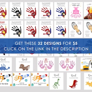 Dinosaur Handprint Art Craft, First Father's Day, Dad You Are DINO_MITE ...