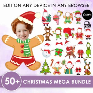 Faceless Santa Claus Template - Etsy