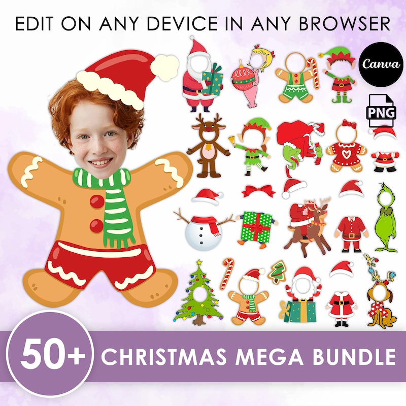 Christmas Faceless Characters - Etsy