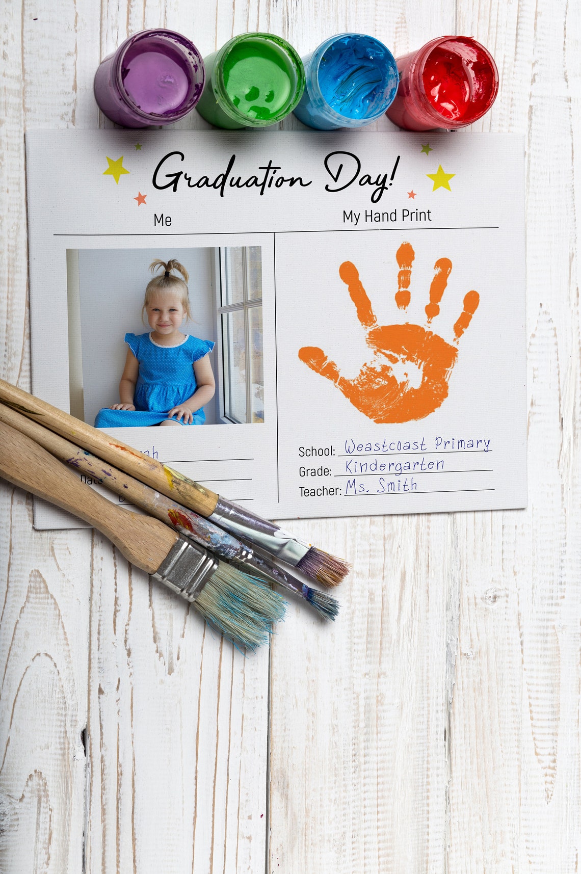 Graduation, Handprint Art, End of the Year, Kindergarten | Preschool ...
