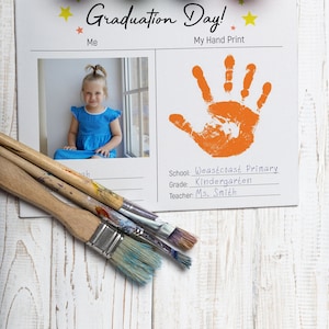 Graduation, Handprint Art, End of the Year, Kindergarten | Preschool ...