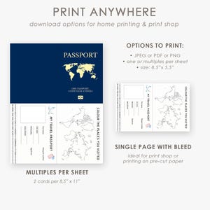 Printable Play Passport & Travel Activity Pack for Kids, Airport ...