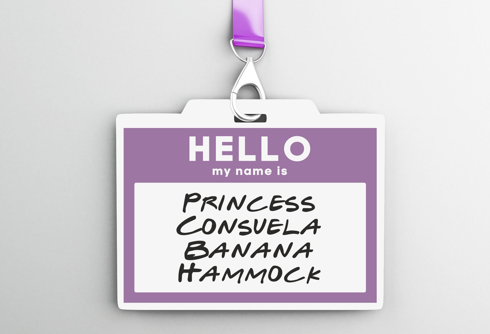 Name Tags, Hello My Name Is, Funny Friends Name Badge, Friends Theme ...