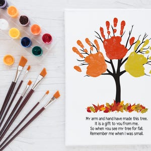Fall Tree Handprints Art, Fall Poem, Fall Preschool & Toddler ...