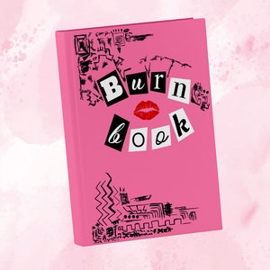 Burn Book Cover, Pdf, Jpeg, Mean Girls Theme Party, DIY, Printable ...