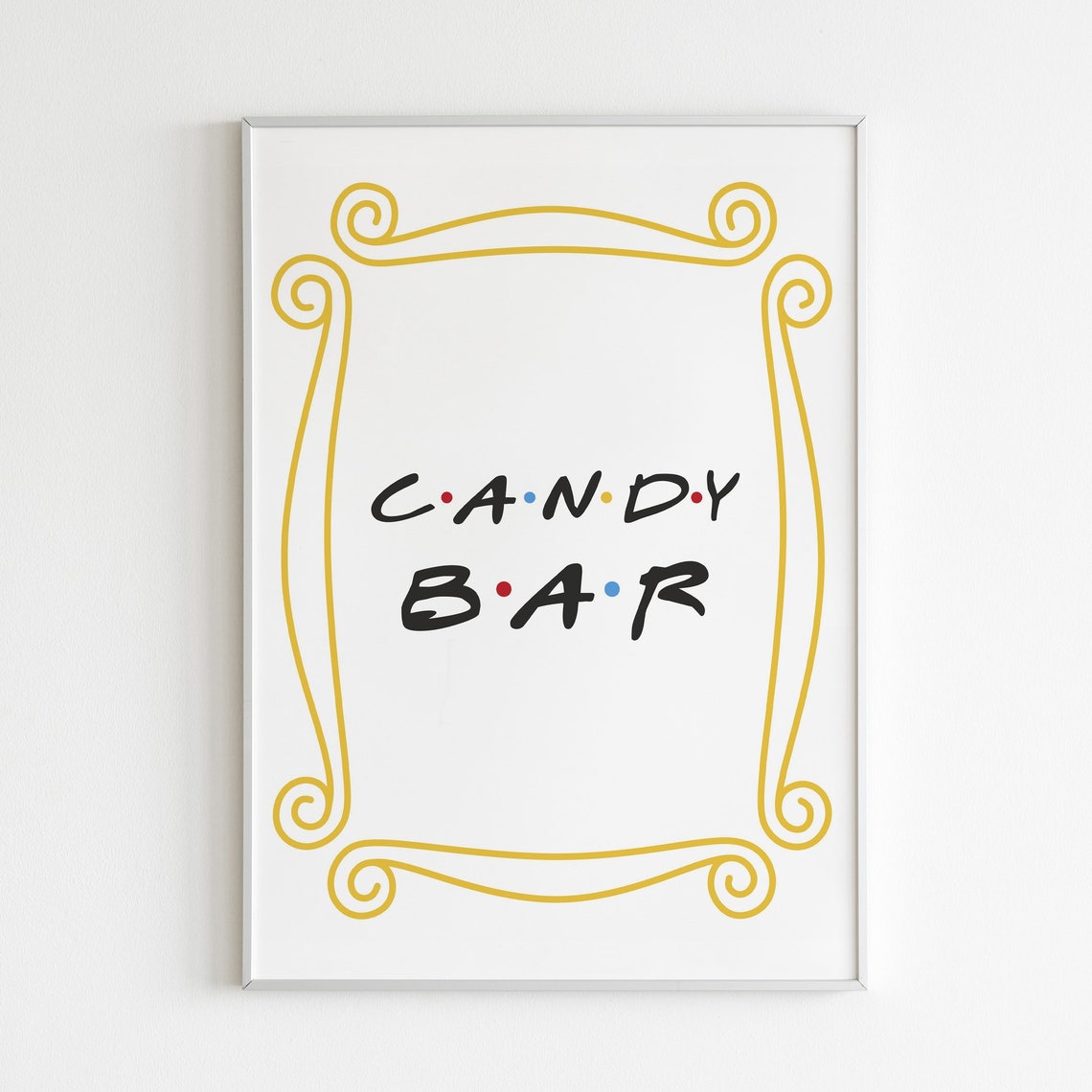 Friends Table Sign, BUNDLE, Food Sign, Dessert Bar Sign, Drink Sign ...