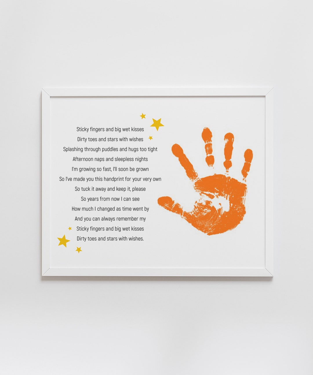 Graduation Handprint Art Poem, End of the Year, Kindergarten ...