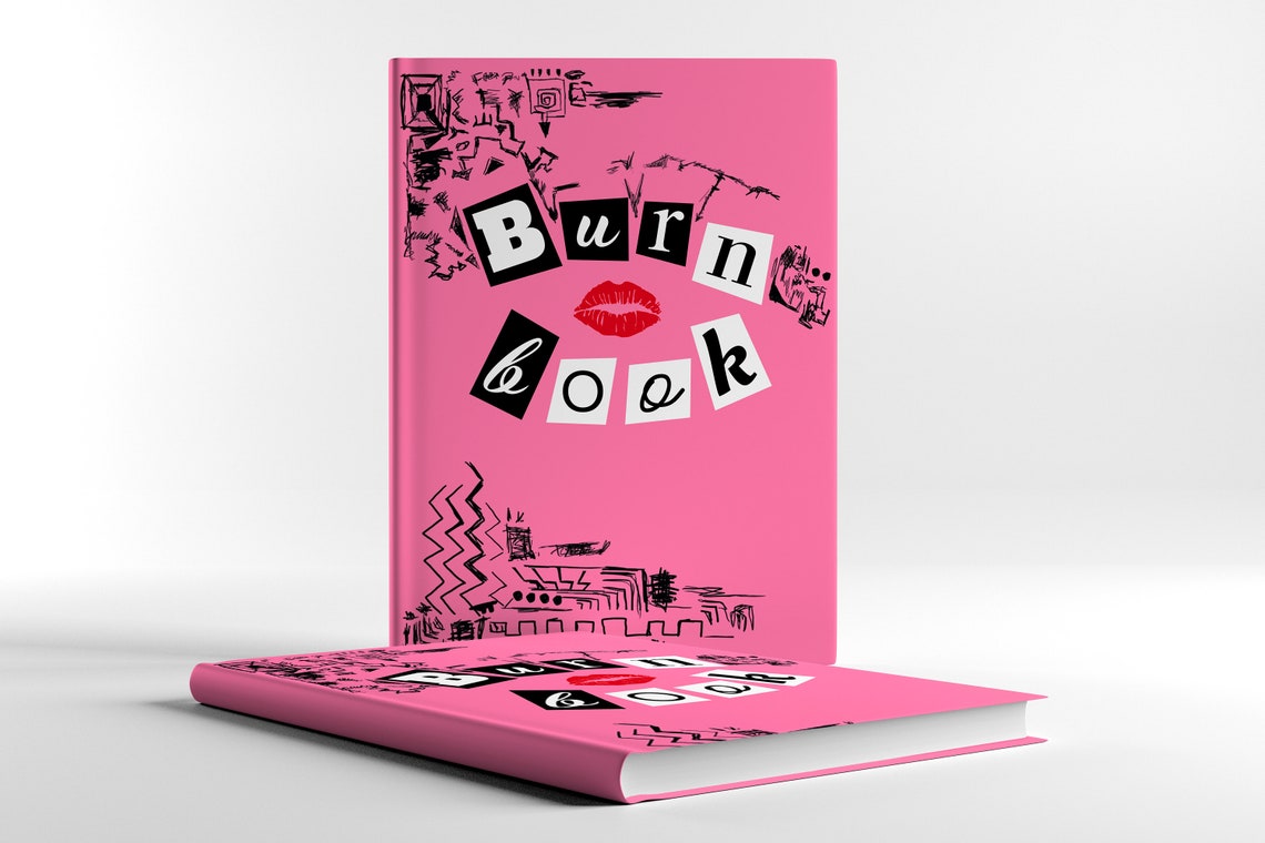 Burn Book Printable Cover, Pdf, Jpeg, INSTANT DOWNLOAD - Etsy