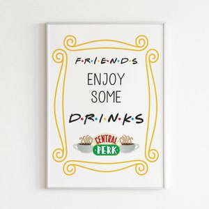 Friends Table Sign, BUNDLE, Food Sign, Dessert Bar Sign, Drink Sign ...