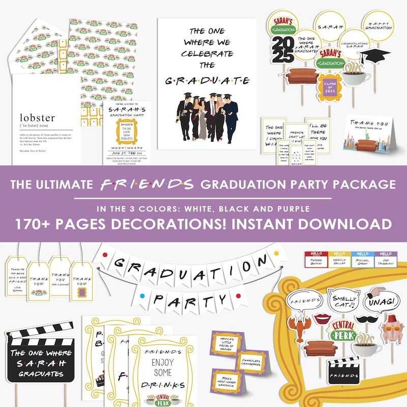 Friends Graduation Banner - Etsy