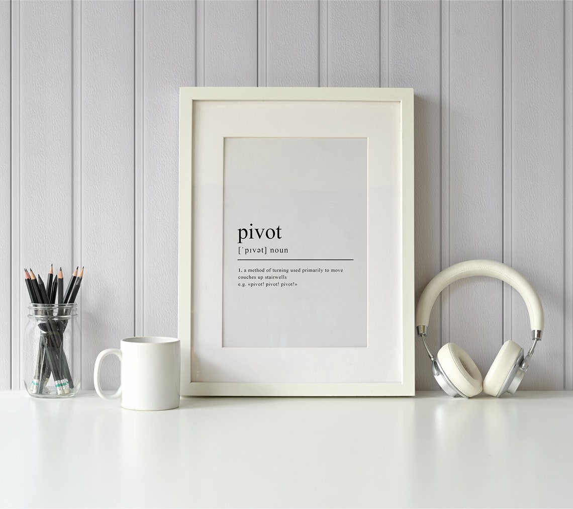 Friends Theme Definition Print, BUNDLE, Lobster, Unagi, Pivot, Moo ...