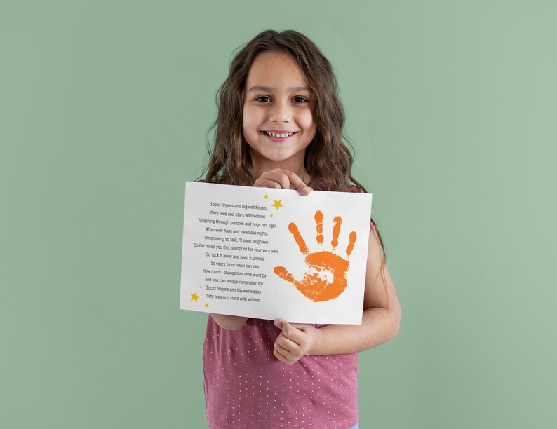 Graduation Handprint Art Poem, End of the Year, Kindergarten Preschool ...