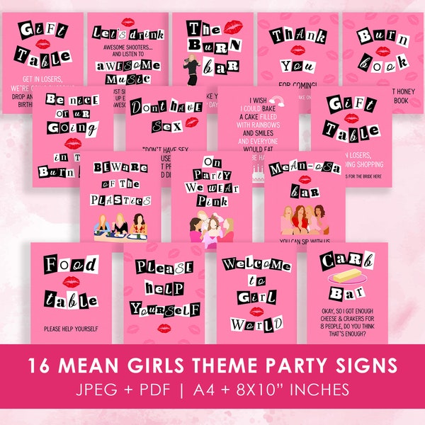 Mean Girls Posters - Etsy