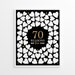 70 Reasons We Love You, 70th Birthday Decoration, Personalized, Seventy ...