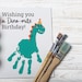 Birthday Handprint Art, Kids Craft, Dinosaur Birthday Card, From Kids ...