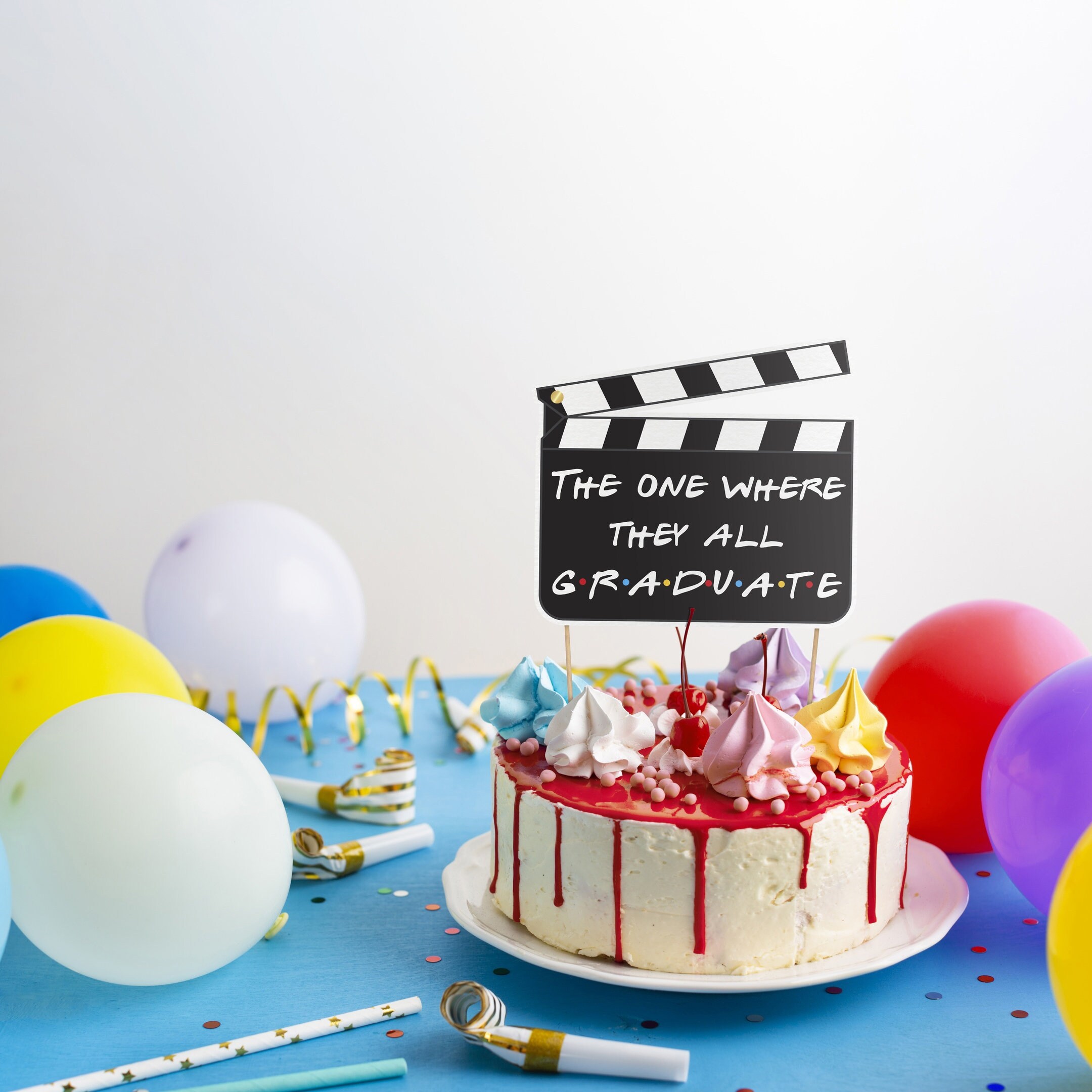 Friends Graduation Cake Topper, Printable, INSTANT DOWNLOAD - Etsy