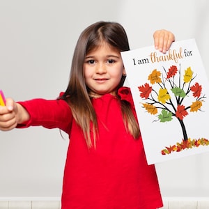 Fall Tree Activity Kit, Give Thanks to God, Thanksgiving Craft for Kids ...